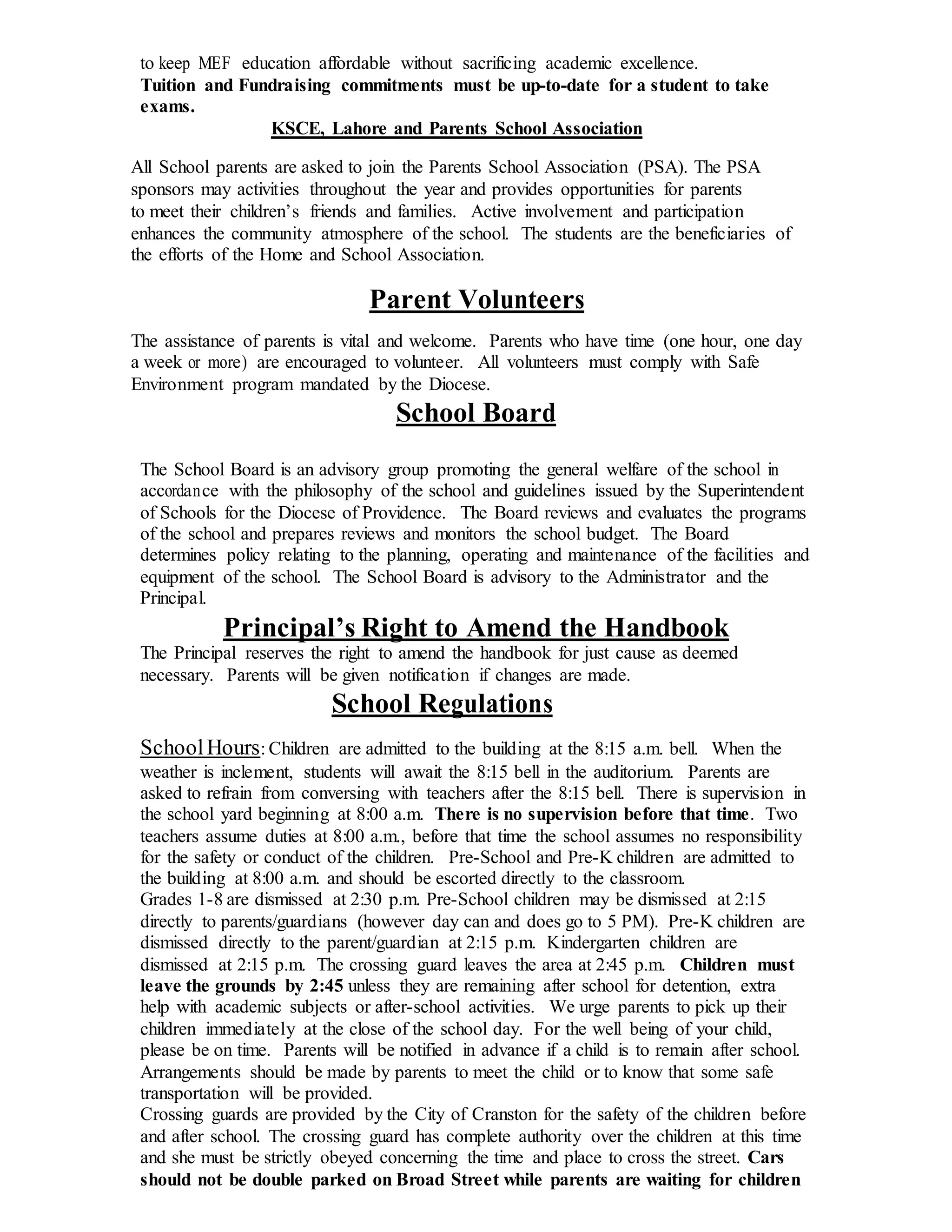 Project school rules and regulations | DOCX