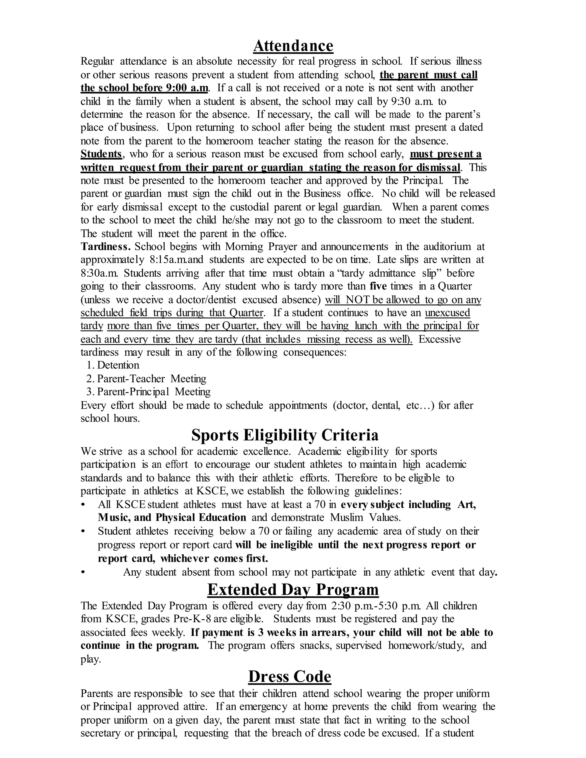 Project school rules and regulations | DOCX