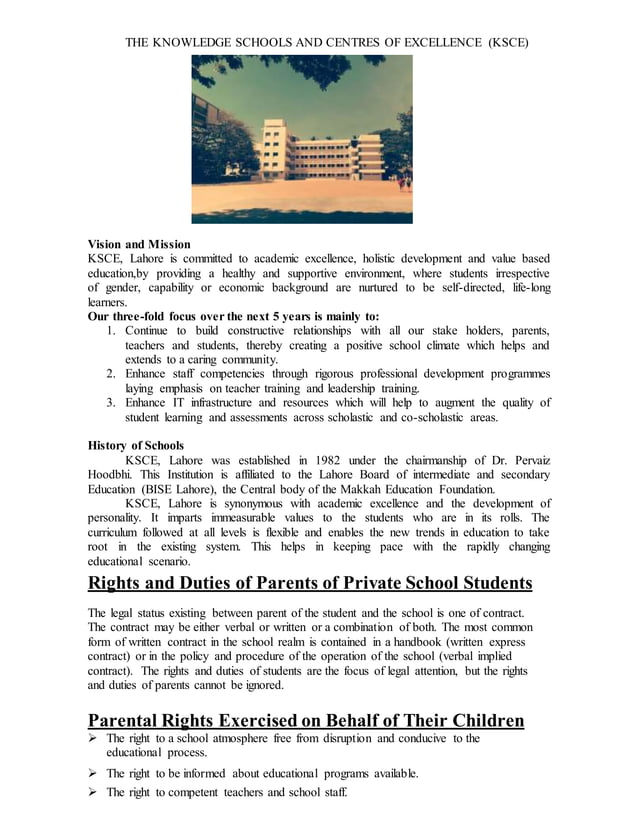 Project school rules and regulations | PDF