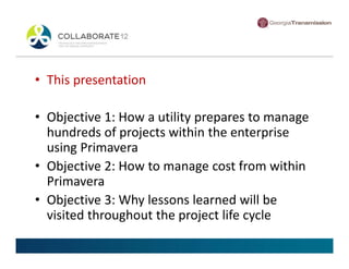 Projects controls on a 900 project substation network upgrade ppt | PPT