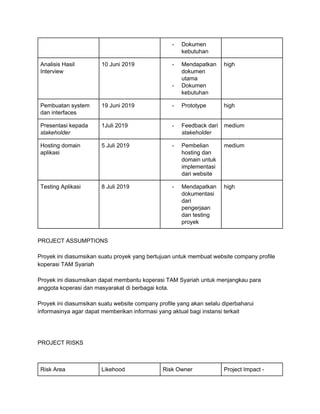 Management Scope Project | PDF