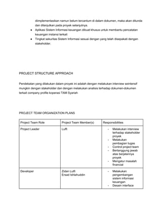 Management Scope Project | PDF