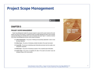 Project scope and requirements management | PDF