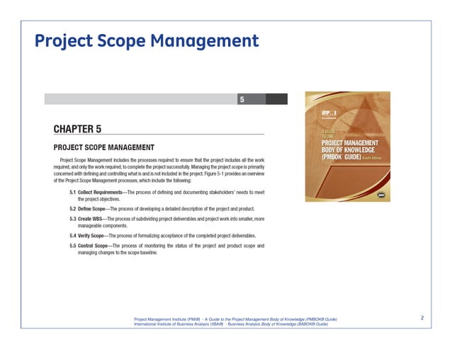 Project scope and requirements management | PDF