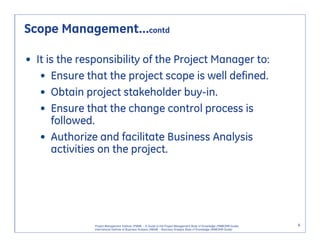 Project scope and requirements management | PDF