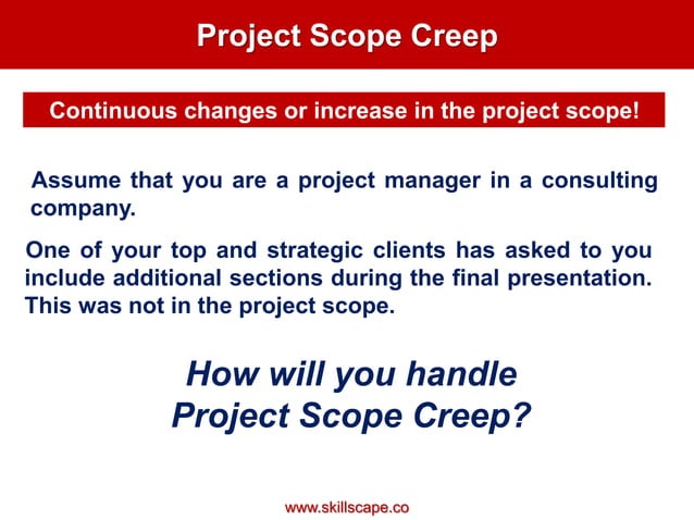 Project scope creep | PPT