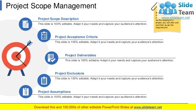 Project Scope Framework PowerPoint Presentation Slides