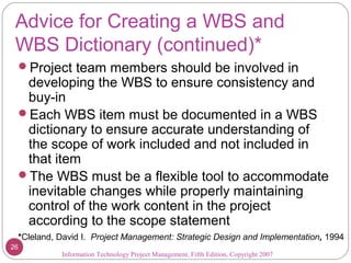 Project scope management | PPT