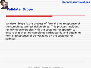 Project Scope Management - PMBOK 5th Edition | PDF