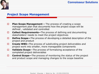 Project Scope Management - PMBOK 5th Edition | PDF