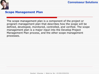 Project Scope Management - PMBOK 5th Edition | PDF