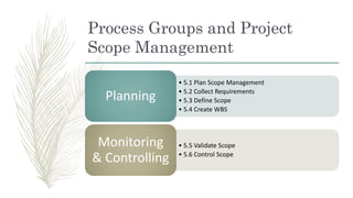 Project Scope Management Knowledge Area | PPTX