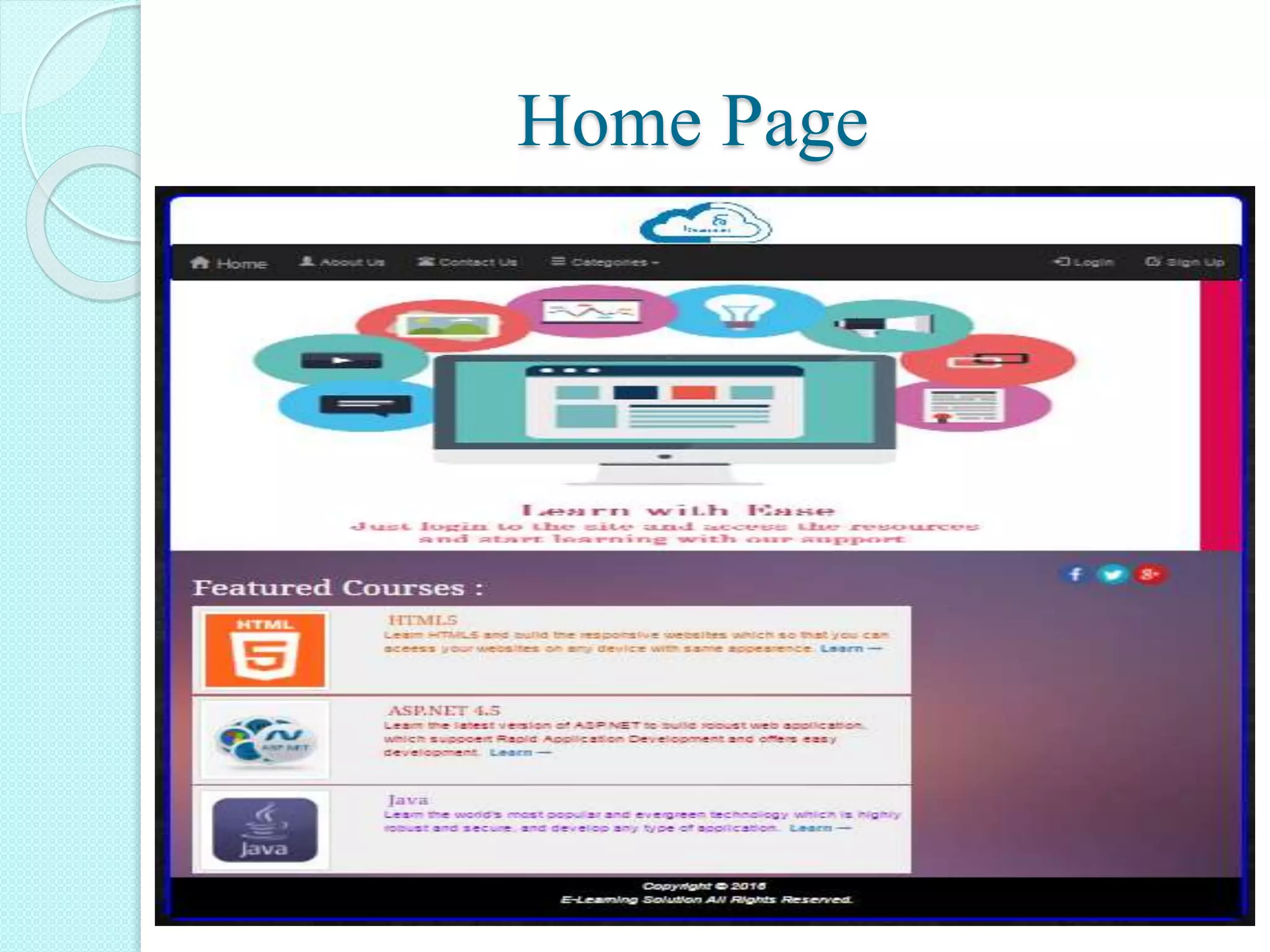 Project screenshots | PPTX