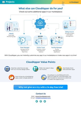Projects Datasheet | PDF | Computer Software and Applications | Computing
