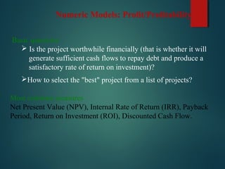 Project selection | PPT