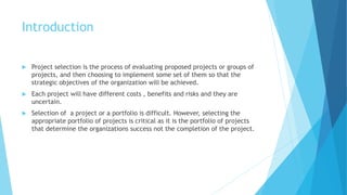 Project Selection in Project Management.pptx