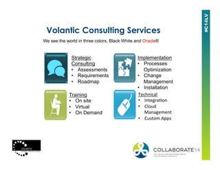 Project selection, activation and measurement with oppm - Oracle ...