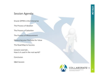 Project selection, activation and measurement with oppm - Oracle ...