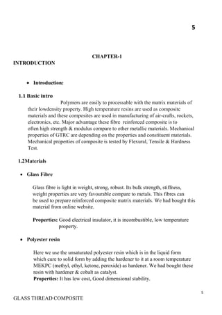 glass thread fibre reinforced composite | PDF