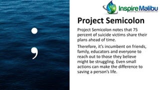 Project Semicolon Promotes Suicide Prevention & Mental Health Awareness ...