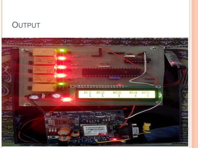 SMART HOME AUTOMATION USING ANDROID, BLUETOOTH & GSM | PPT