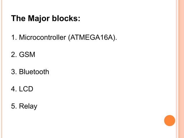 SMART HOME AUTOMATION USING ANDROID, BLUETOOTH & GSM | PPT