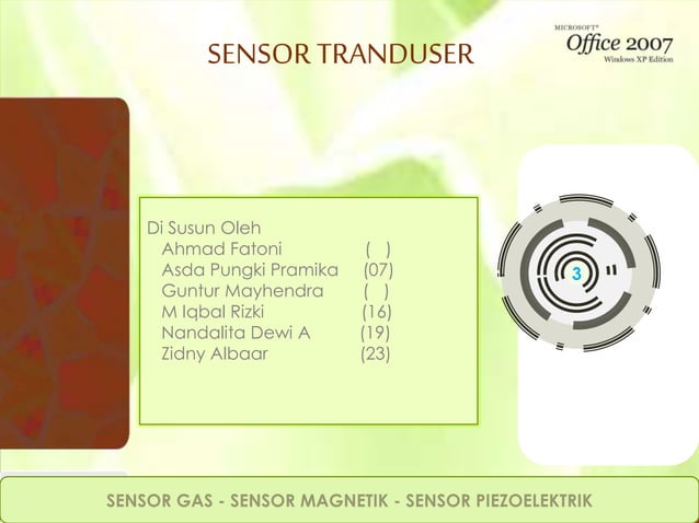 sensor tranduser | PPT