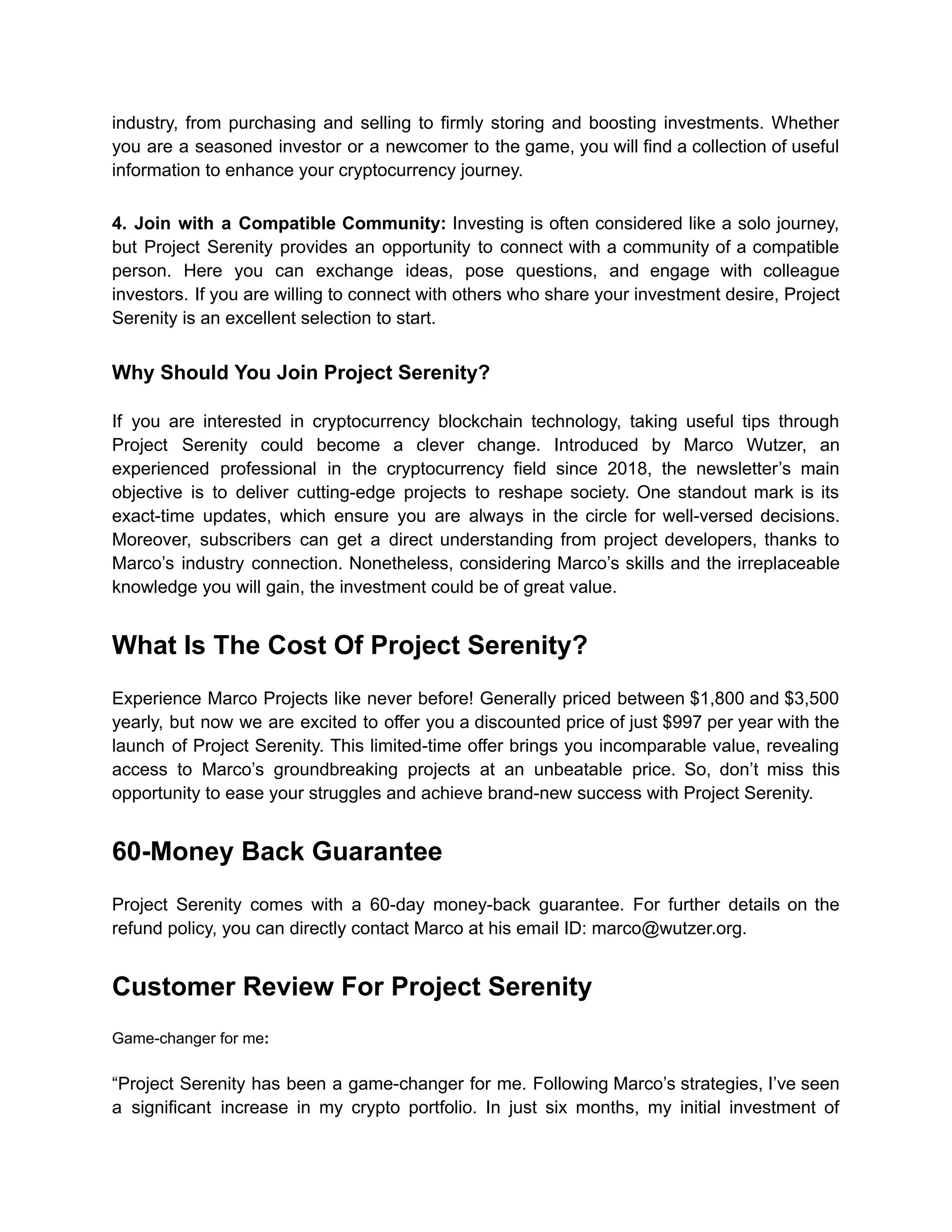 Project Serenity: A Roadmap to Success in CryptoCurrency | PDF | Stocks ...