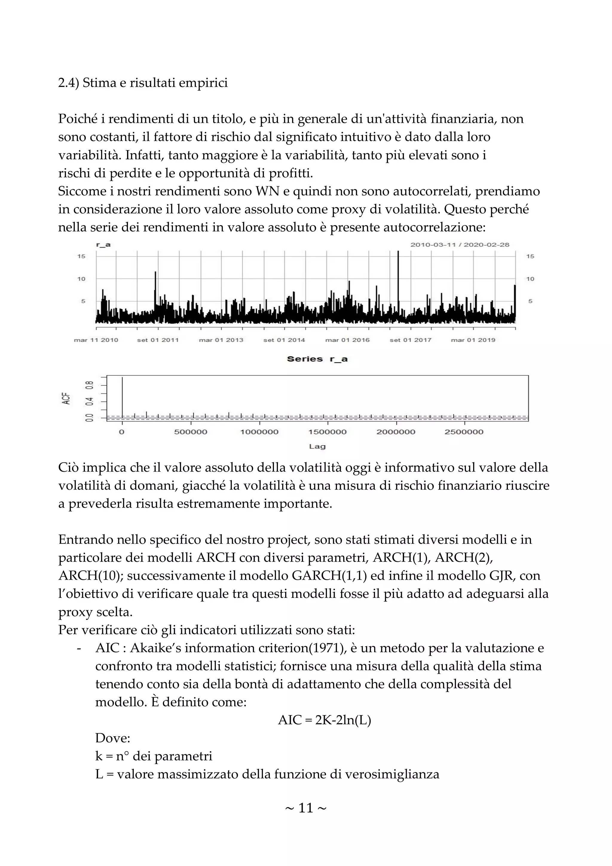 Project serie storiche | PDF