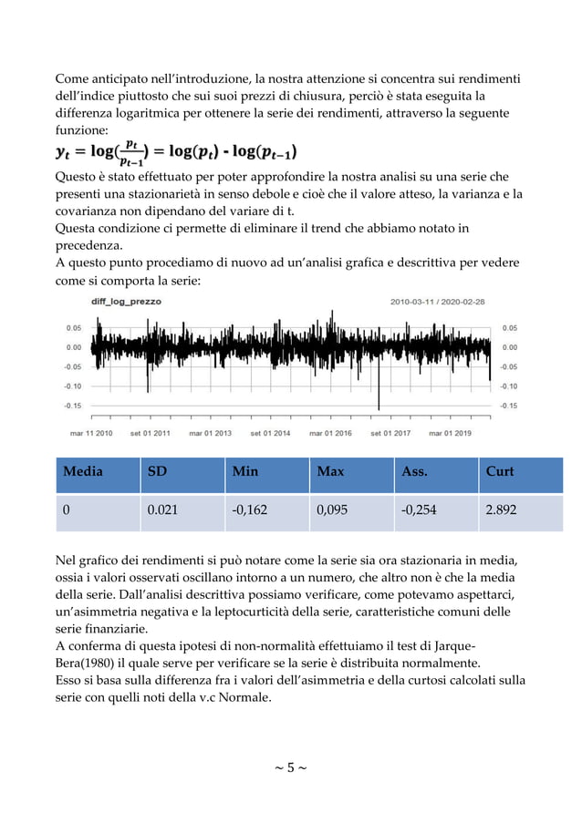 Project serie storiche | PDF