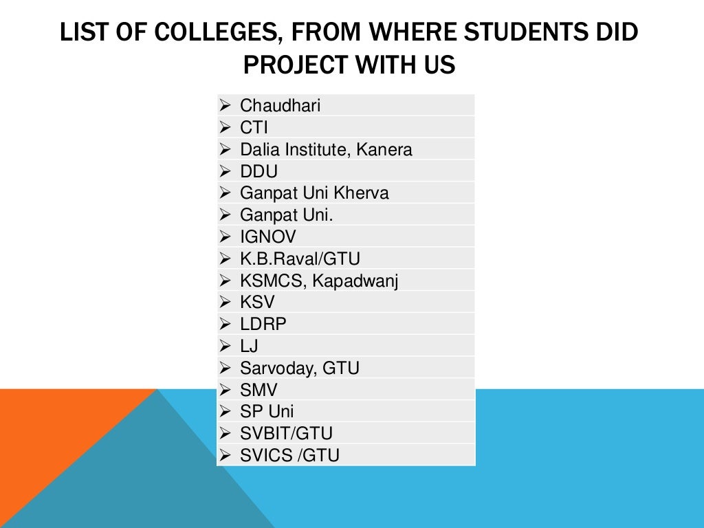 Projects For Mca Students In Ahmedabad Projects For Mca Students In Ahmedabad