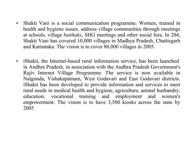 HUL Project Shakti | PPT