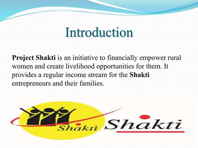 Project shakti | PPTX