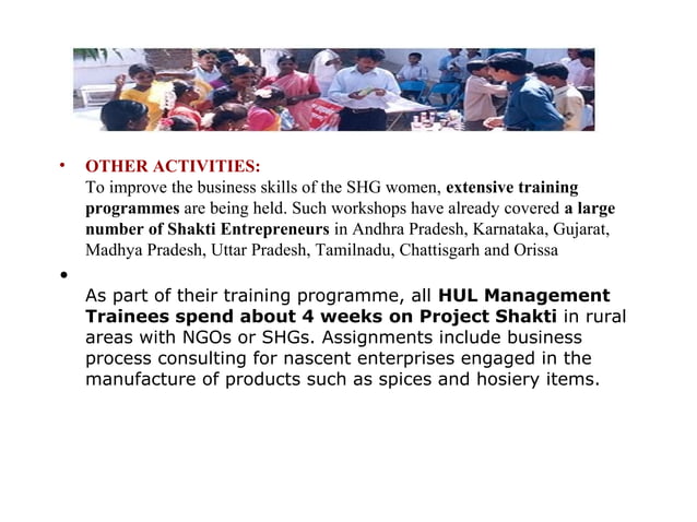 Projectshakti hul | PPT
