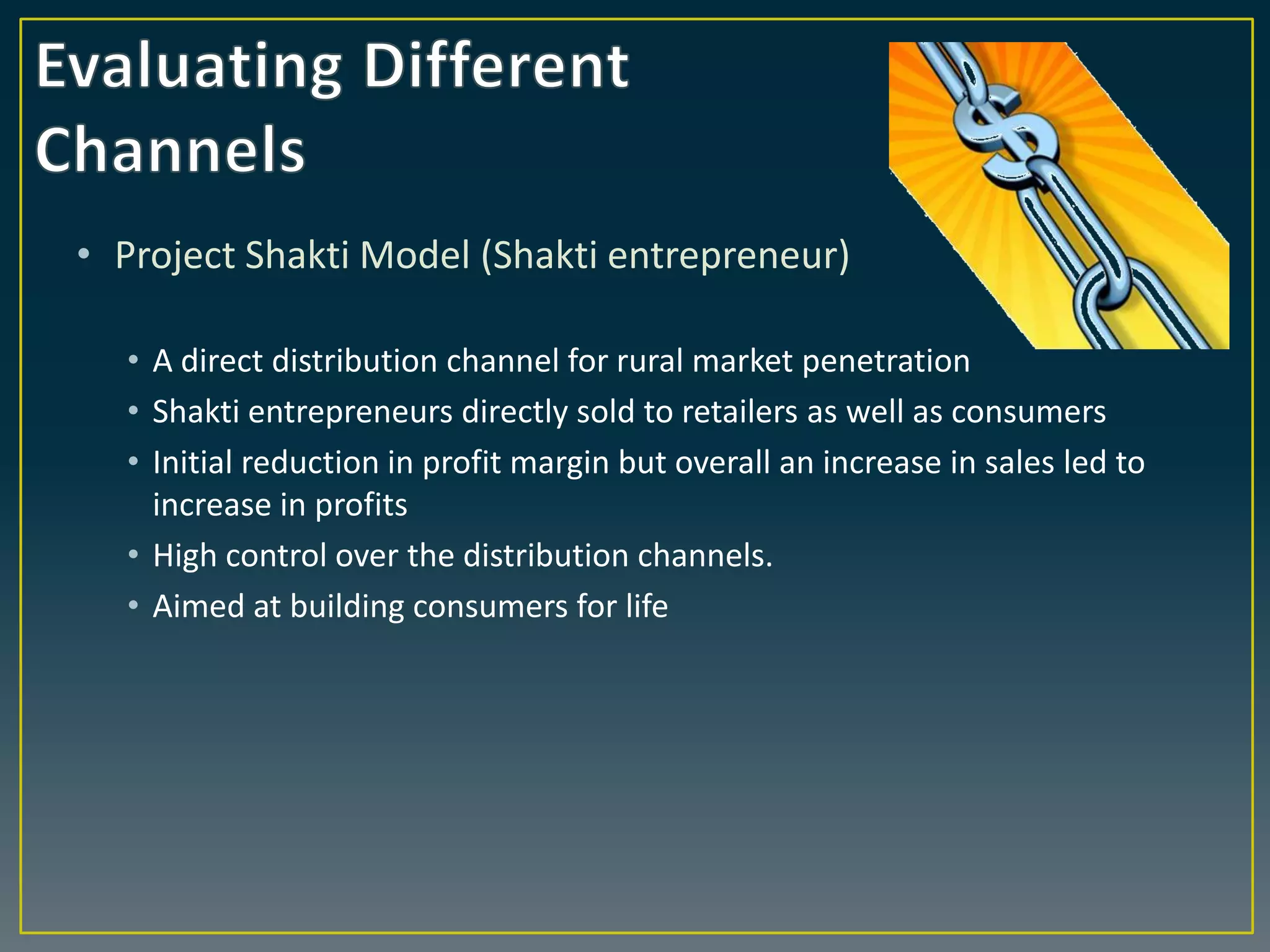 HUL Project shakti Distribution Channel ppt | PPTX