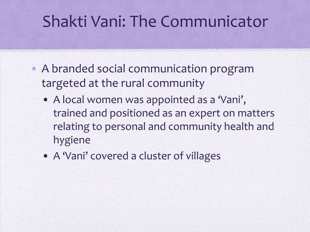 Project Shakti - Unilever India | PPTX