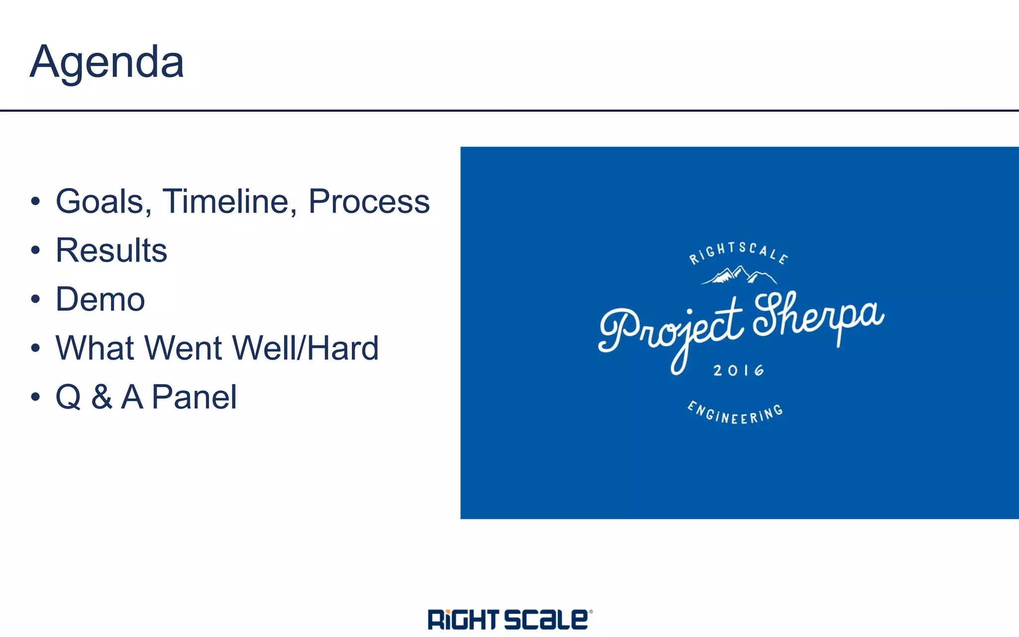 Project Sherpa: How RightScale Went All in on Docker | PDF