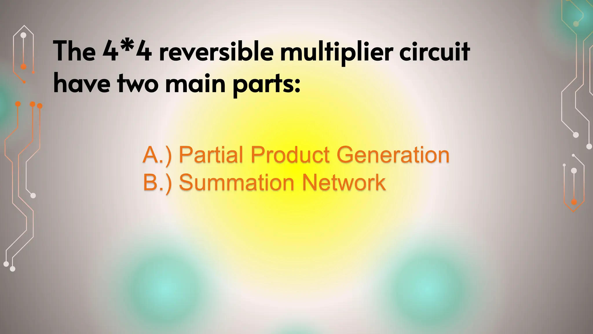 Project On Reversible Logic Multiplyer Pptx Programming Languages Computing