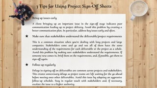 Project sign off | PDF
