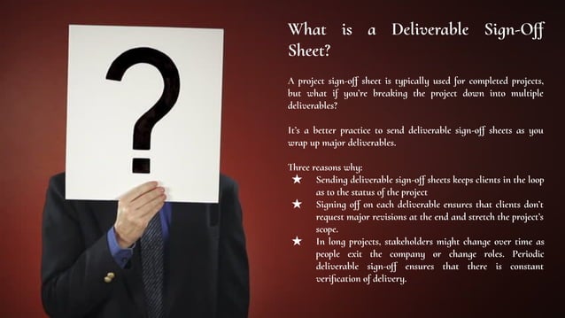 Project sign off | PDF