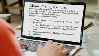 Project sign off | PDF