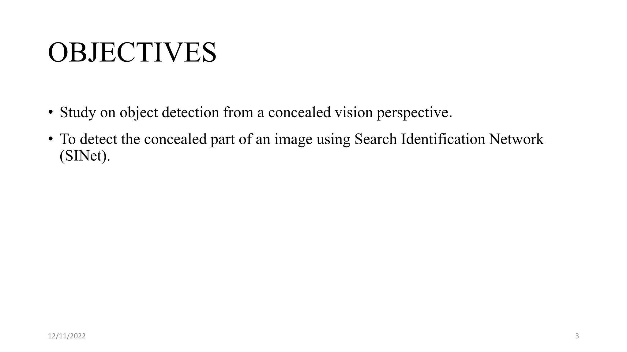 Concealed Object Recognition Pptx Agriculture Industries