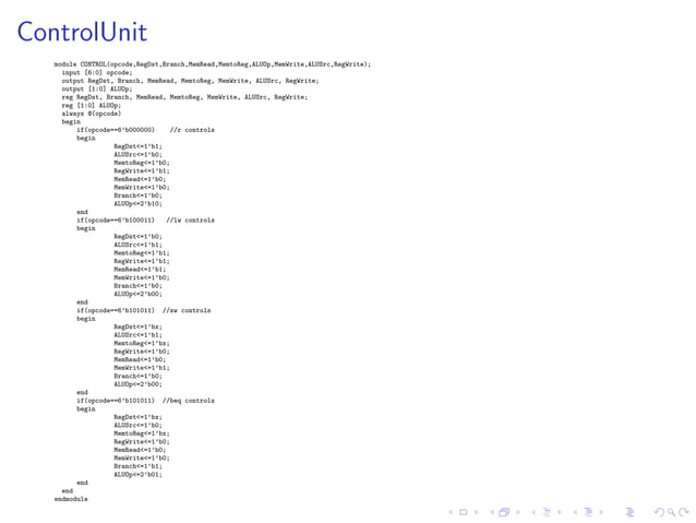 Project single cyclemips processor_verilog | PDF | Computing | Technology & Computing