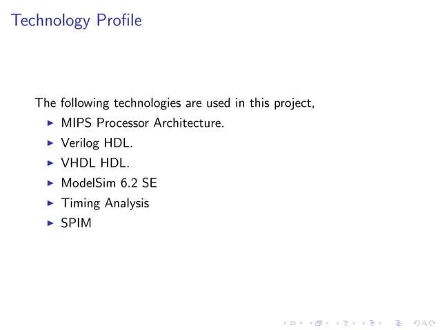 Project single cyclemips processor_verilog | PDF | Computing | Technology & Computing