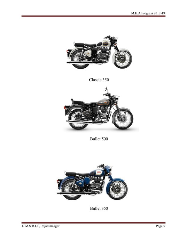 Customer satisfaction towards bikes of Royal Enfield | PDF | Automotive ...