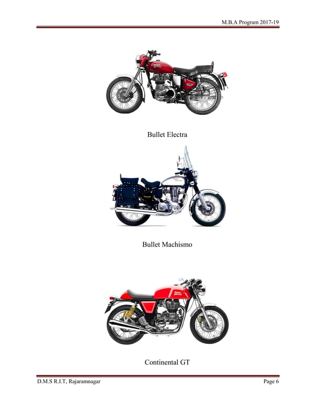 Customer satisfaction towards bikes of Royal Enfield | PDF | Automotive ...