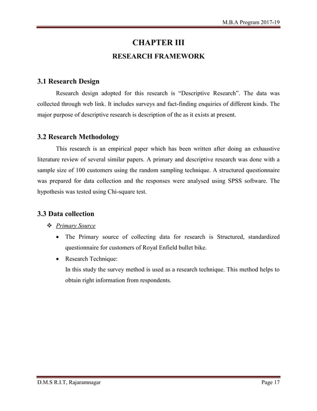 Customer satisfaction towards bikes of Royal Enfield