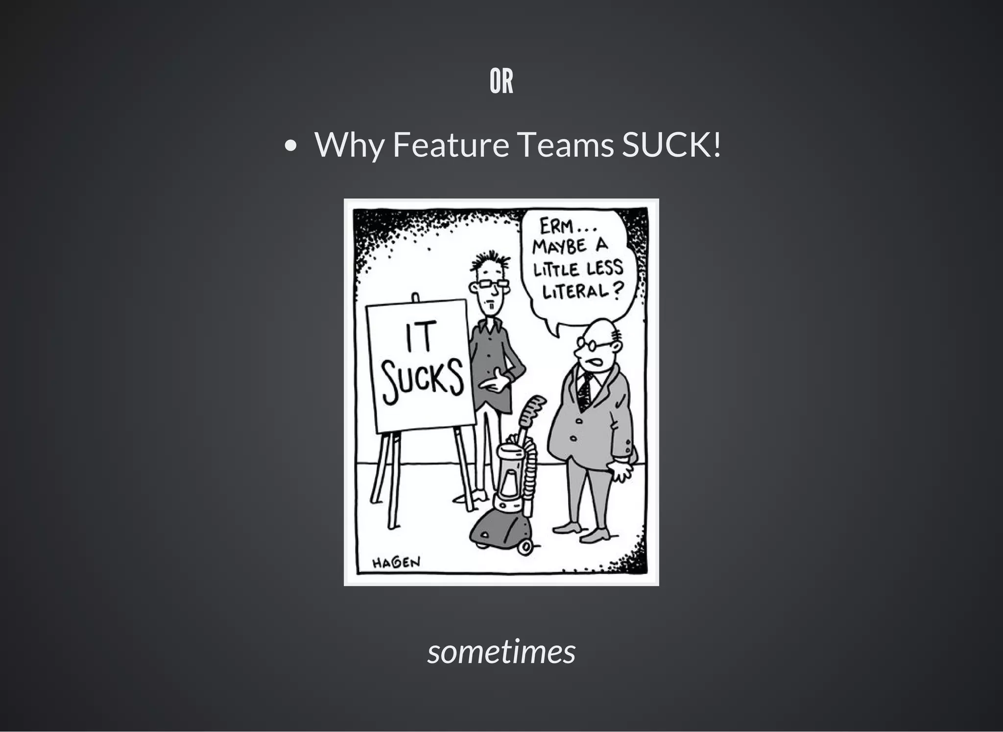 Projects kill agile development | PDF