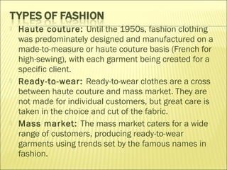 Chronological development of fashion trend worldwide | PPT