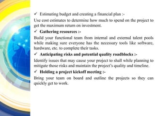 Project life cycle | PPTX